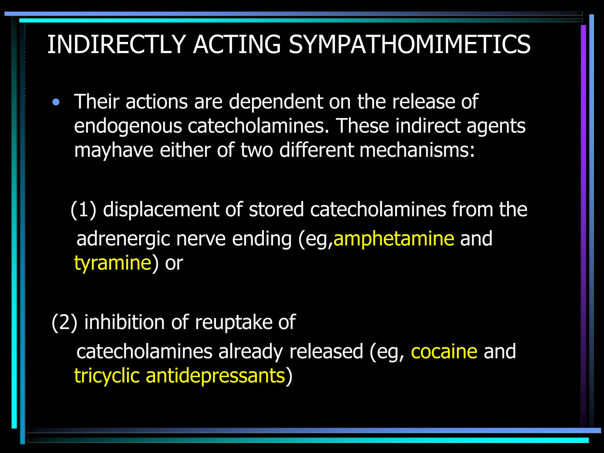 SYMPATHOMIMETICS AND SYMPATHOLYTICS PCI SYLLABU.pdf | Endocrine and ...