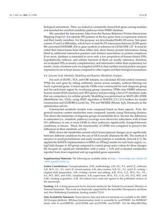 Revealing the Molecular Mechanisms of Alzheimer’s Disease Based on ...