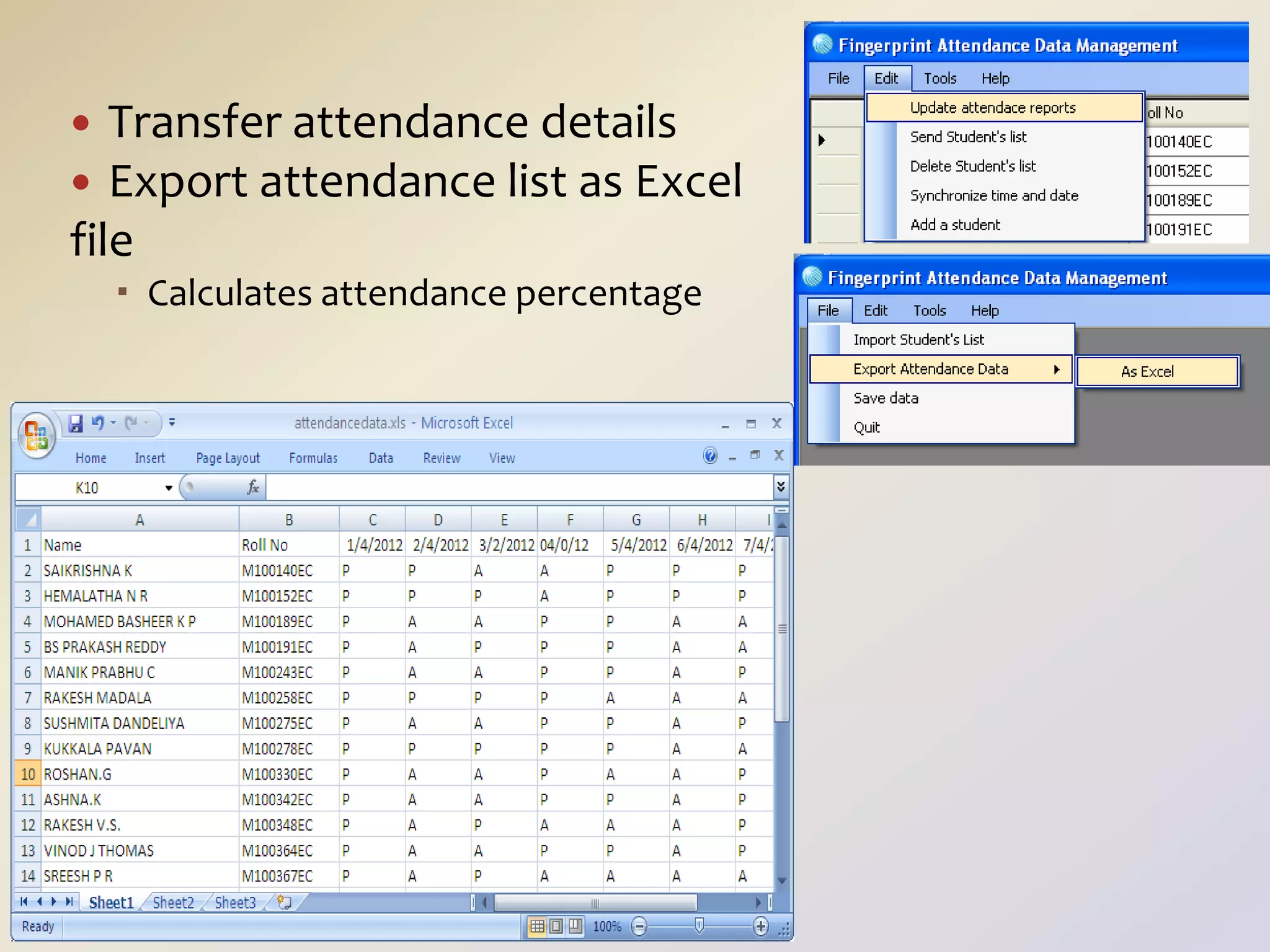 Fingerprint Attendance System - the hand-held device for classroom attendance | PPTX