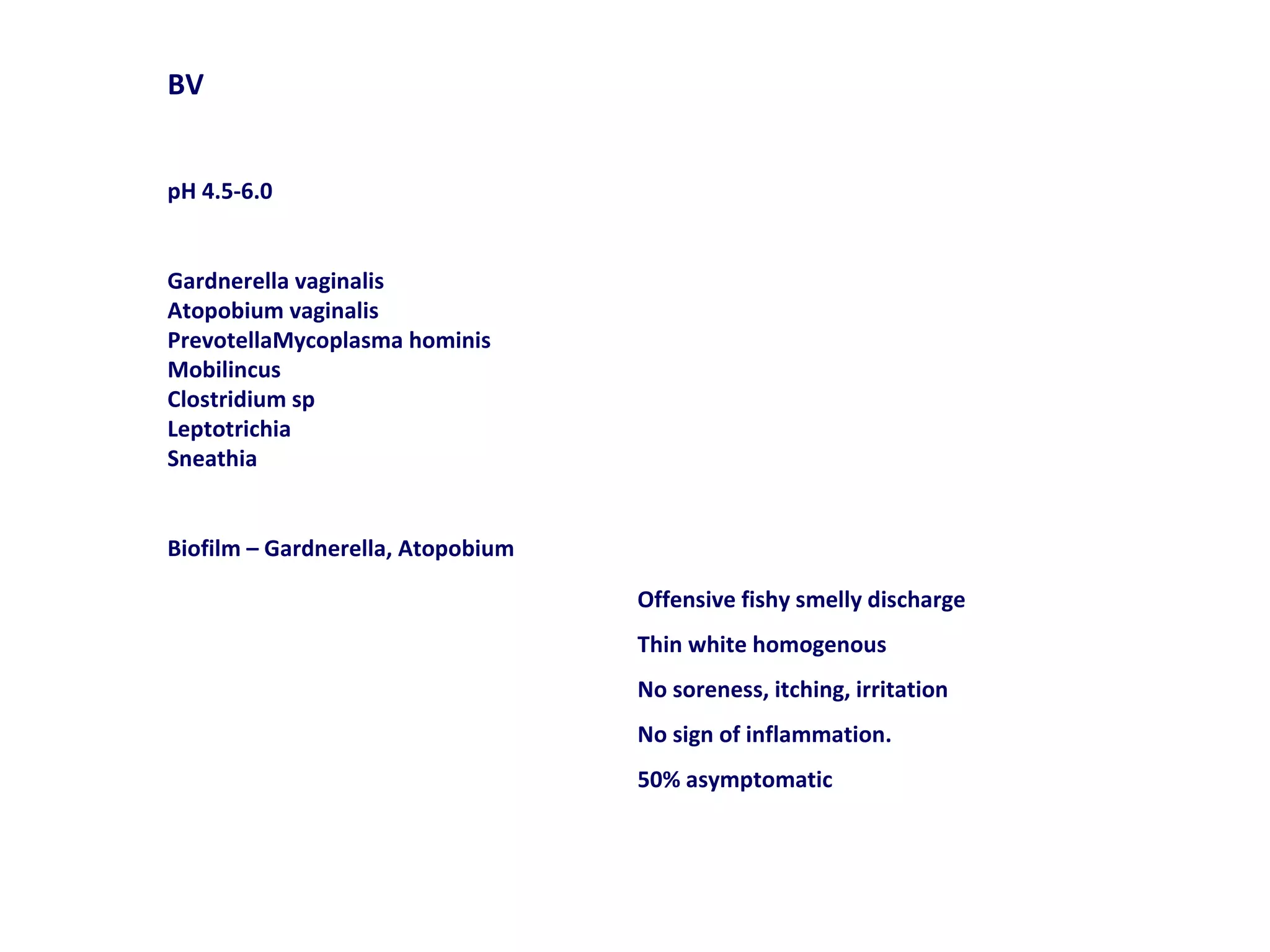 Bashh bacterial vaginosis guideline summary | PPT
