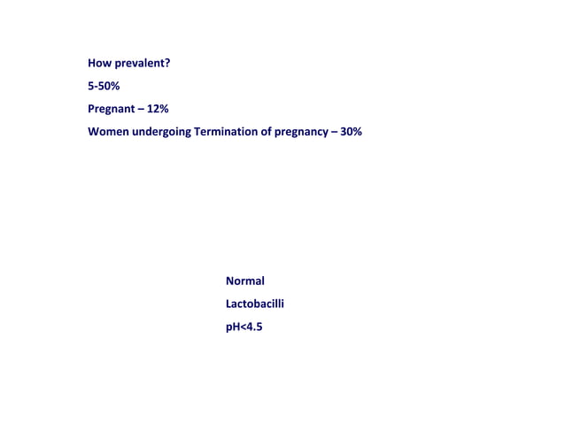Bashh bacterial vaginosis guideline summary | PPT