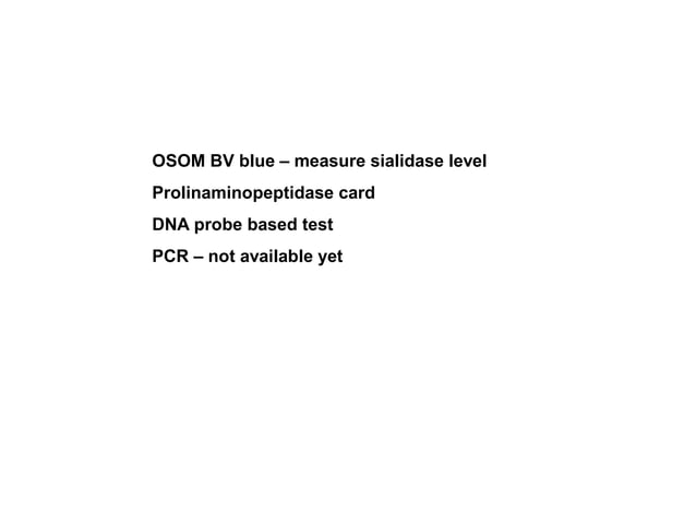 Bashh bacterial vaginosis guideline summary | PPT