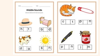 CVC - AB WORD FAMILIES WITH WORKSHEETS.pptx