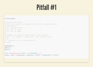 Bash is not a second zone citizen programming language | PPT