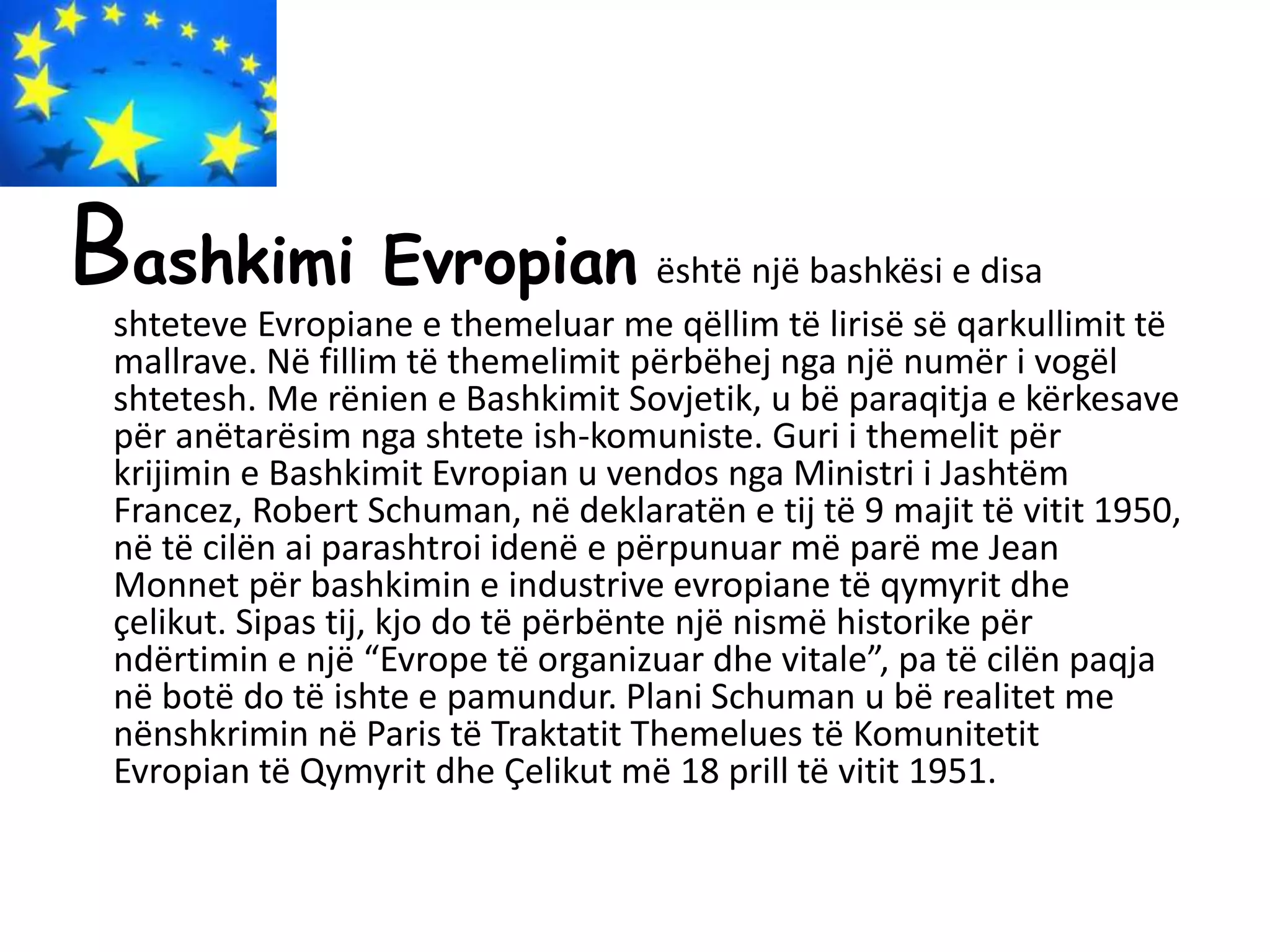 Bashkimi evropian | PPTX