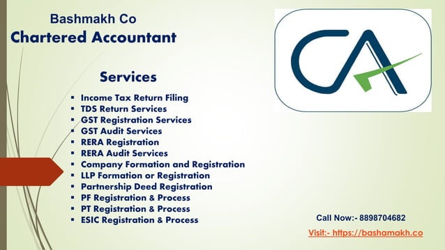 Chartered Accountant services | PDF | Personal Taxes | Personal Finance