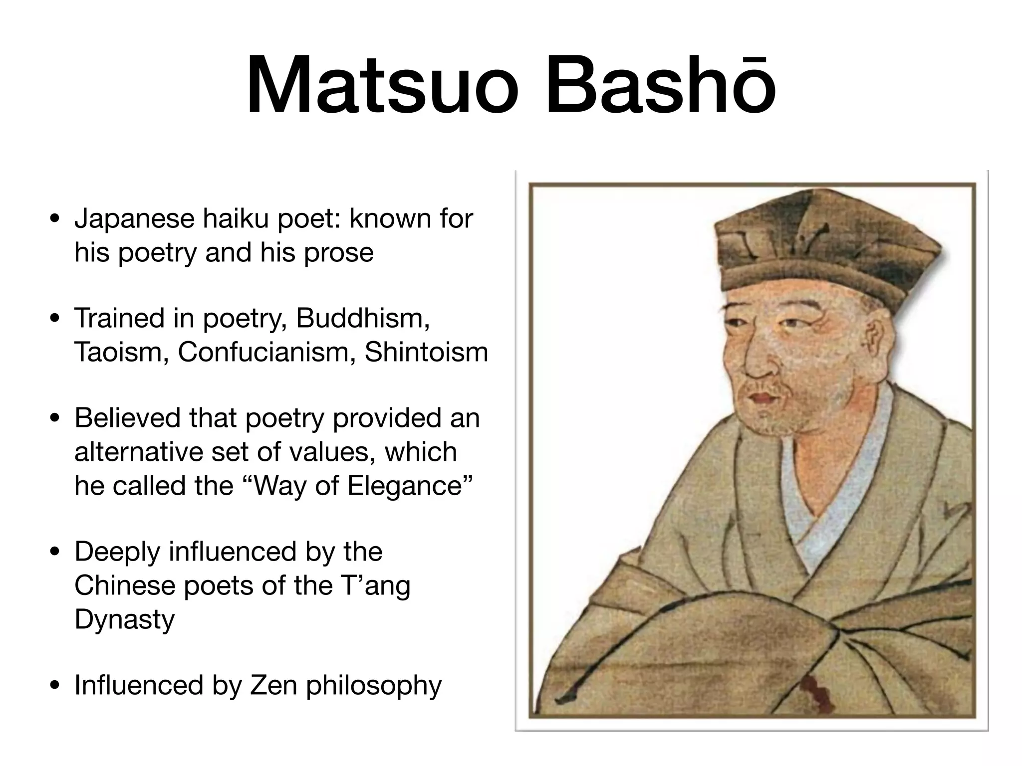 Basho travel poetry awareness | PDF