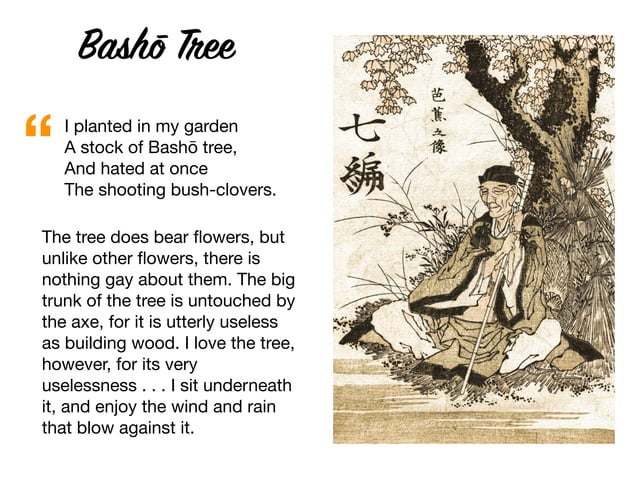 Basho travel poetry awareness | PPT