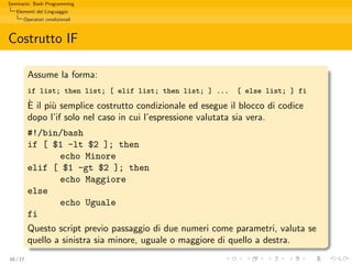 Bash programming | PPT