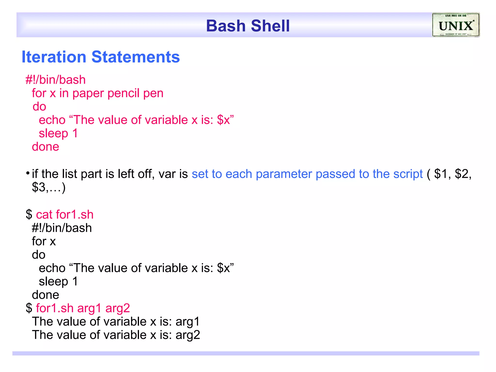 Bash shell | PPT