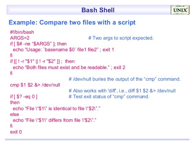 Bash shell