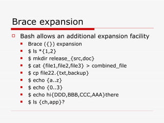 COMELEC III - Bash unit 1 | PPT | Operating Systems | Computer Software and Applications