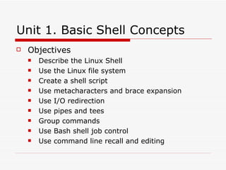 COMELEC III - Bash unit 1 | PPT | Operating Systems | Computer Software and Applications