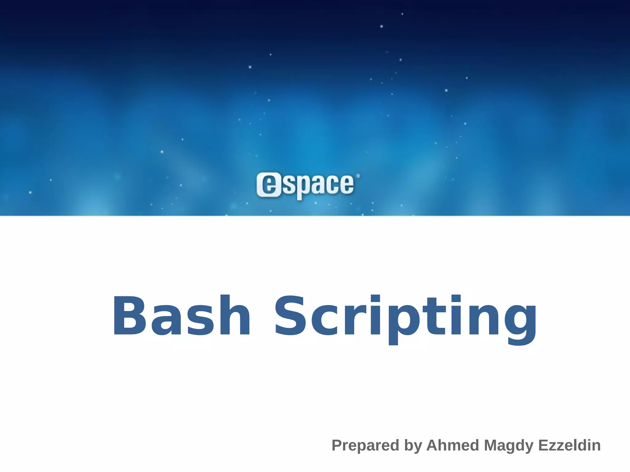 Bash Scripting Workshop Ppt 3606