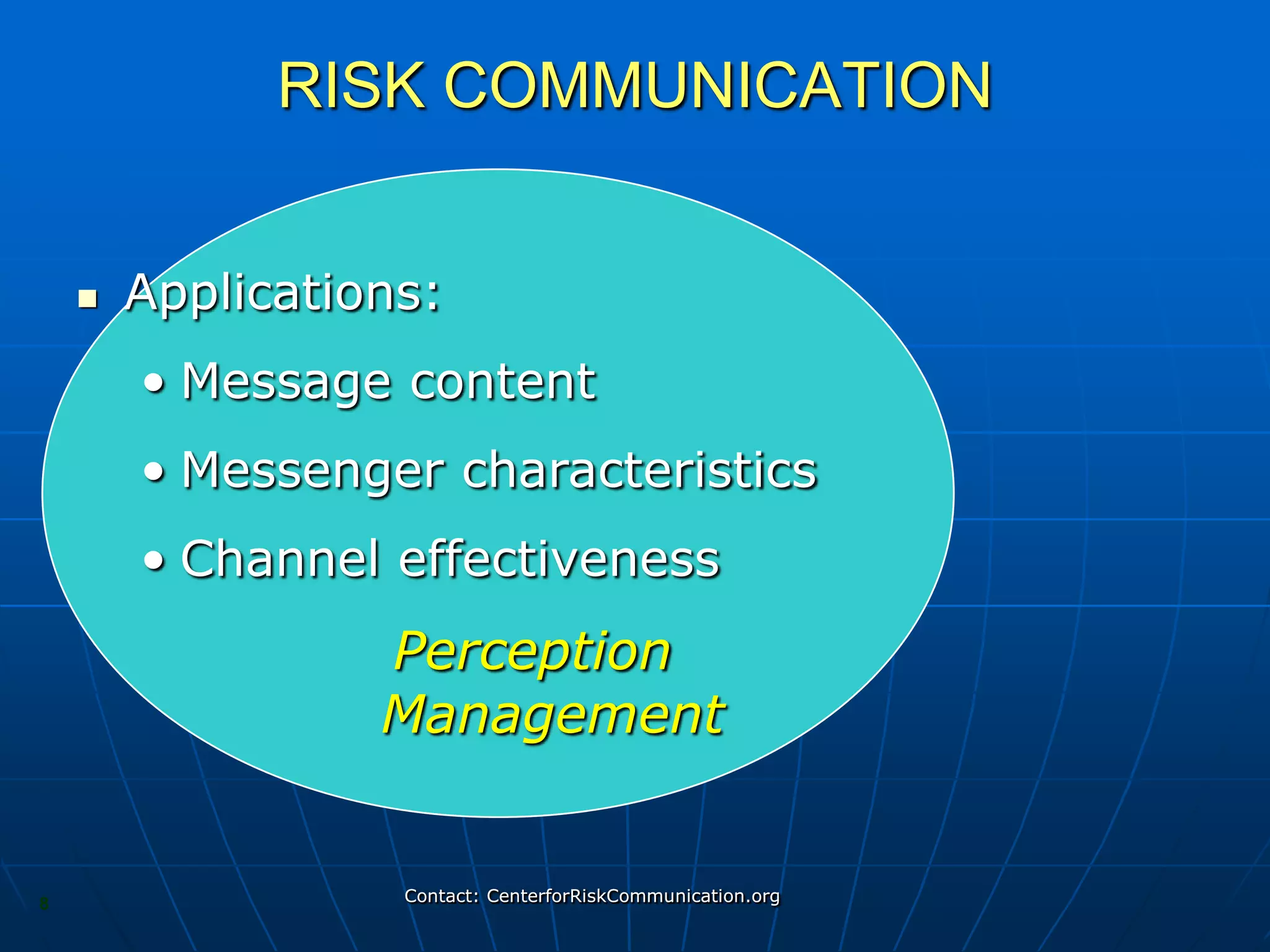 Basic Risk Communication | PPT