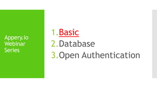 Appery.io - Basic | PPT