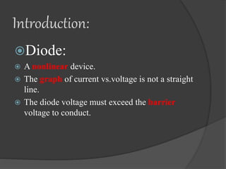 Diode & its Approximation | PPTX