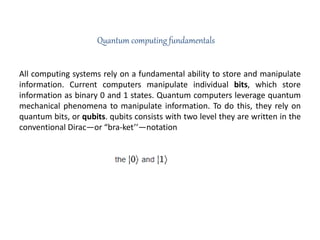 Quantum Computing | PPTX
