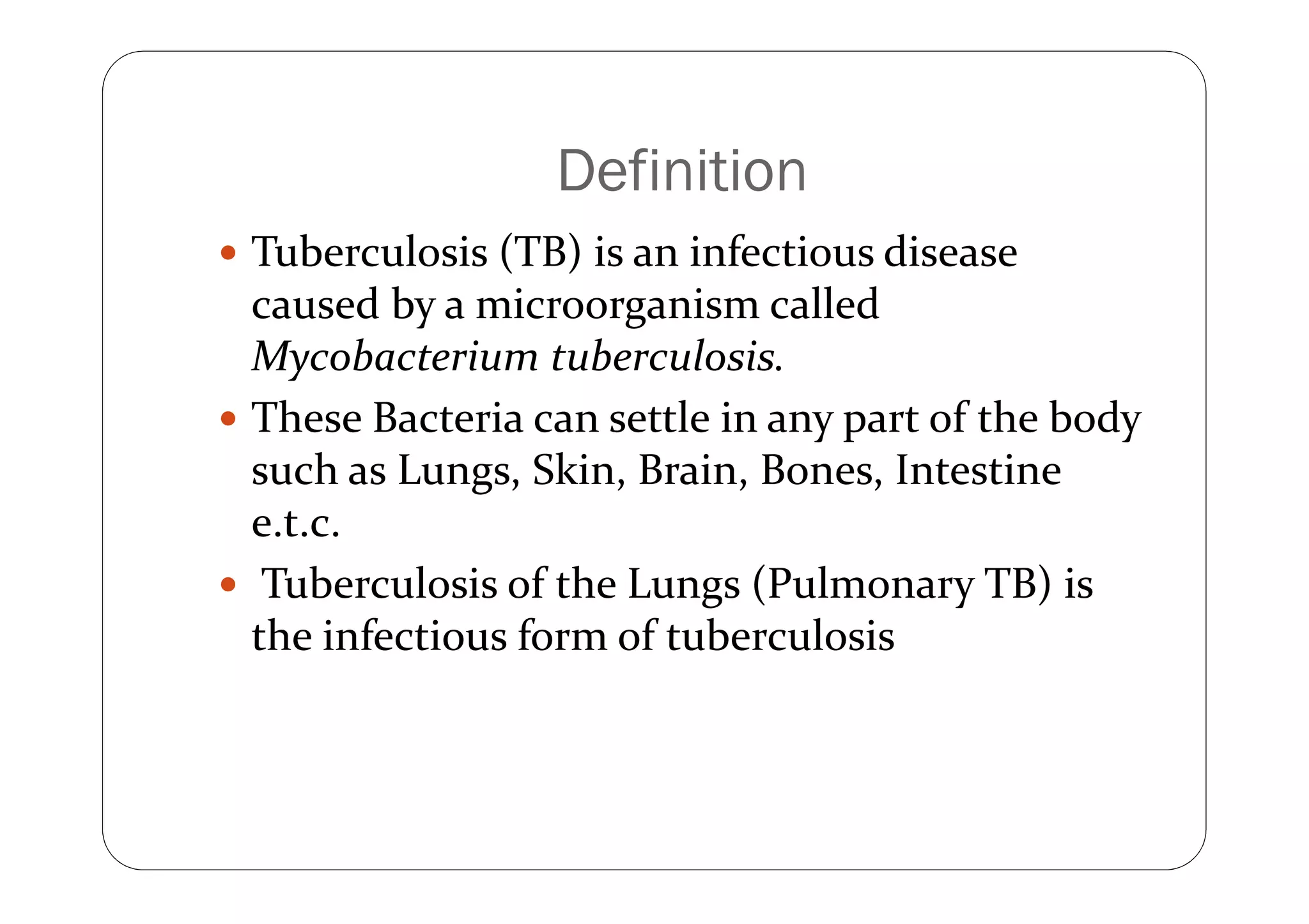 Basic facts of tuberculosis and malaria [compatibility mode] | PDF ...
