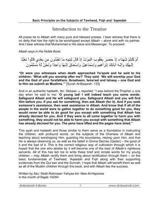 Basic principles in tawheed.doc