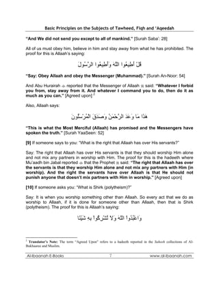 Basic principles in tawheed.doc