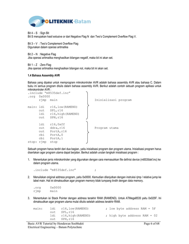 Basic avr-microcontroller-tutorial 8535 | PDF