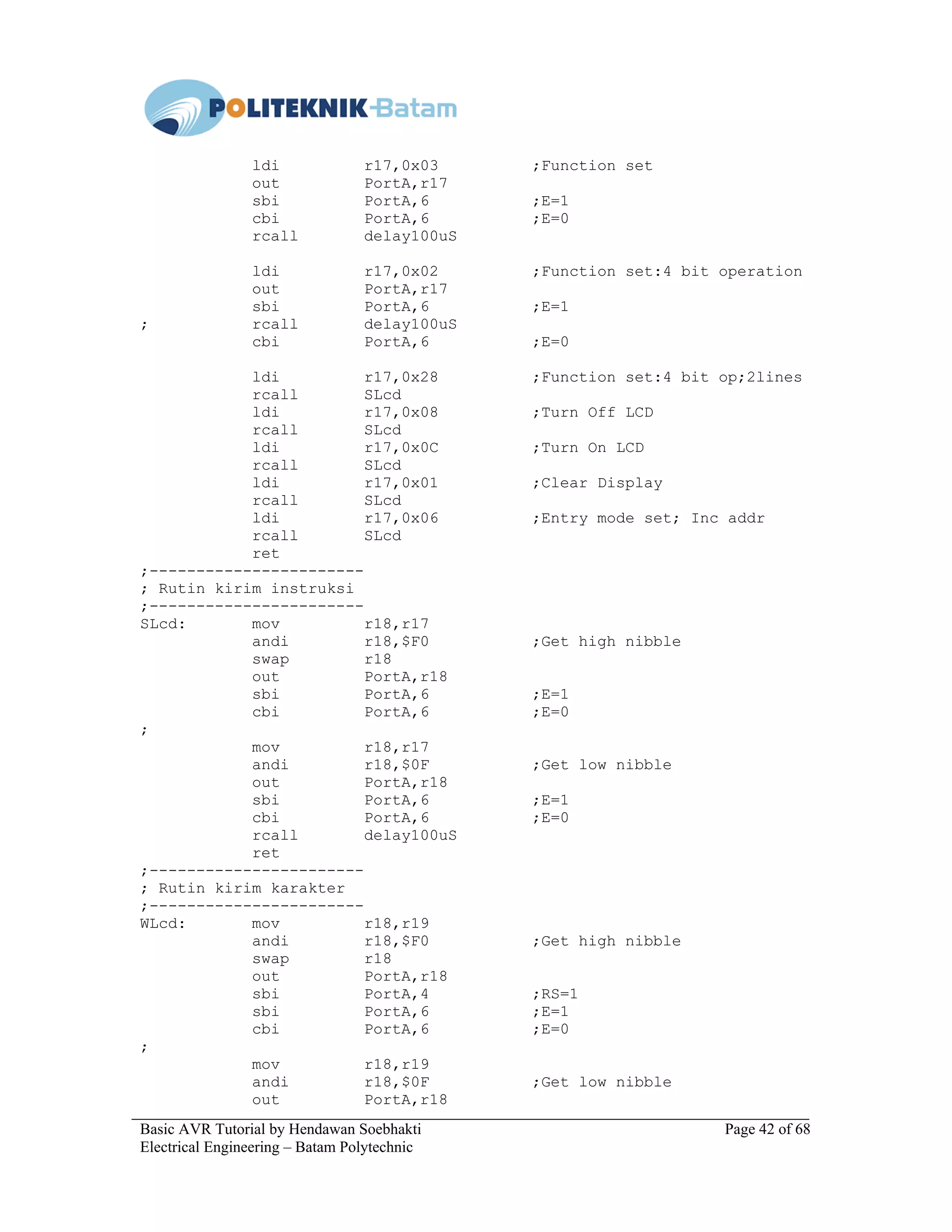 Basic avr-microcontroller-tutorial v3 | PDF