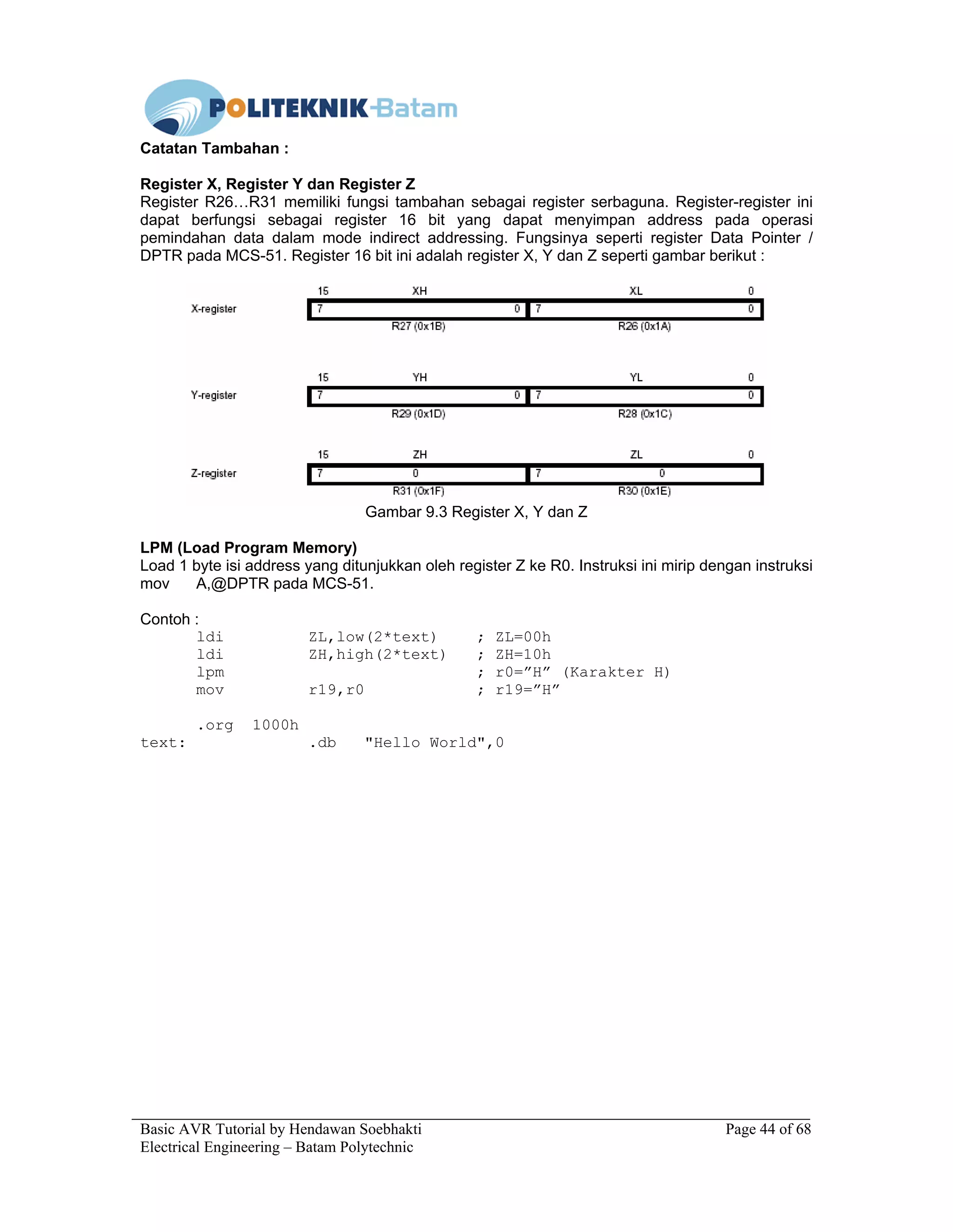 Basic avr-microcontroller-tutorial v3 | PDF