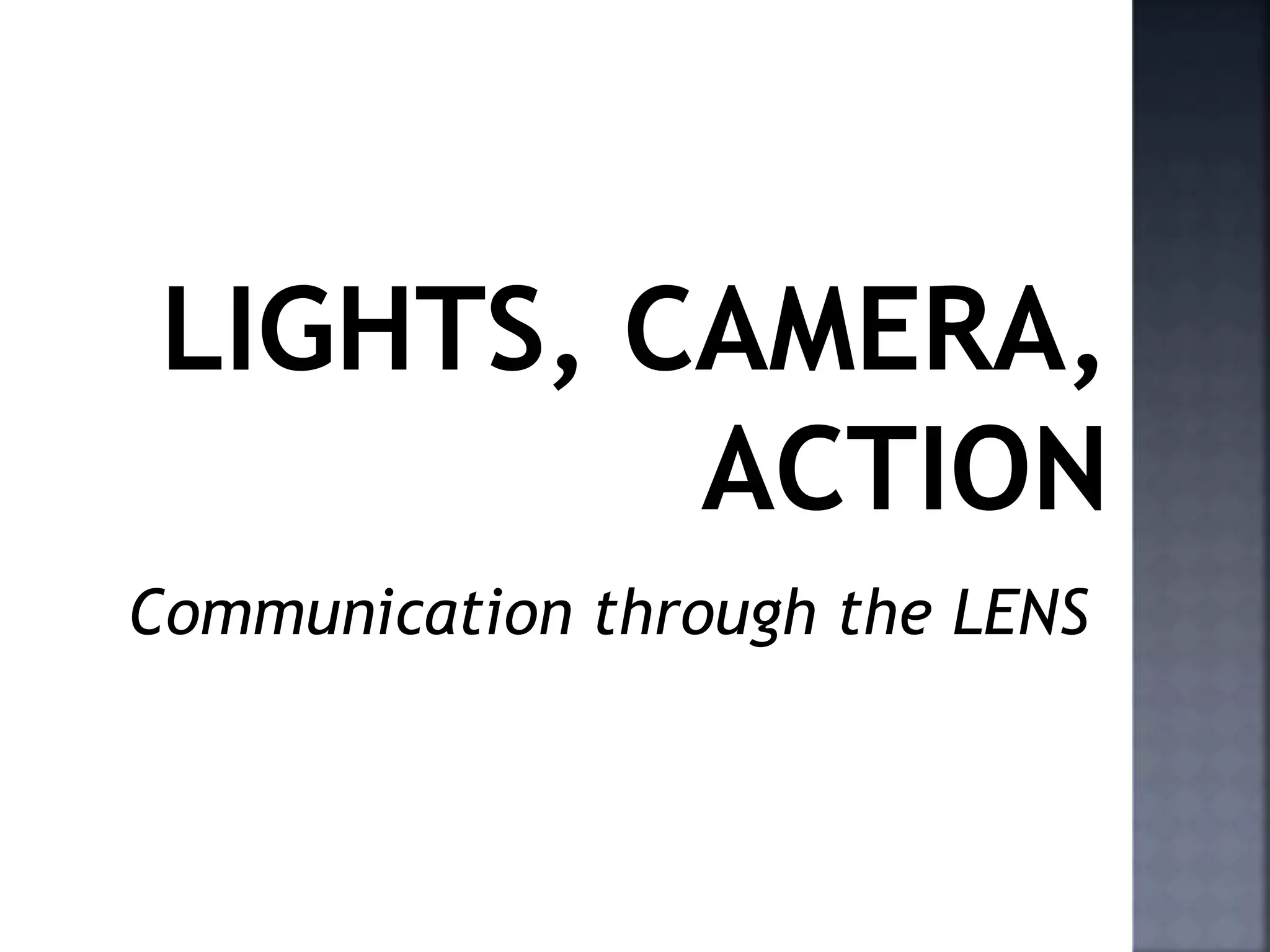 Basic camera shots | PPTX