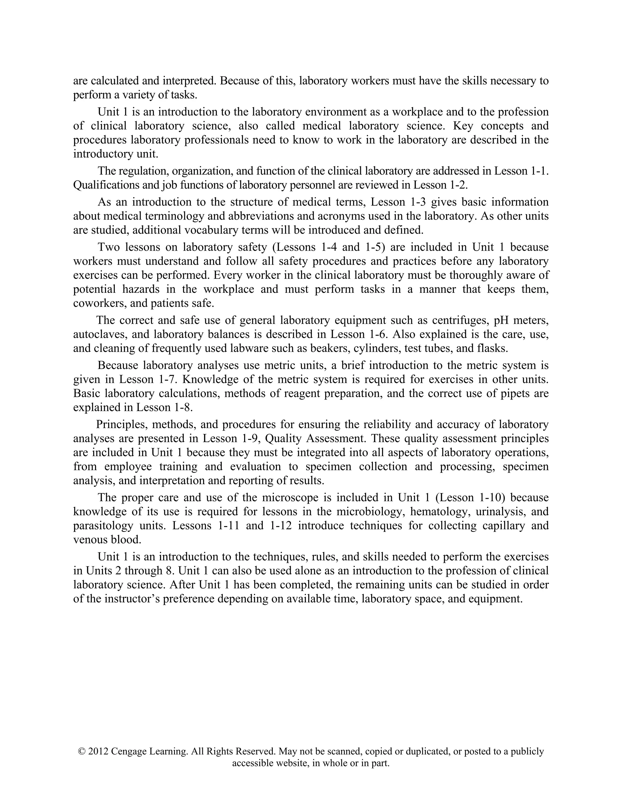 Basic Clinical Laboratory Techniques 6th Edition Estridge Solutions ...