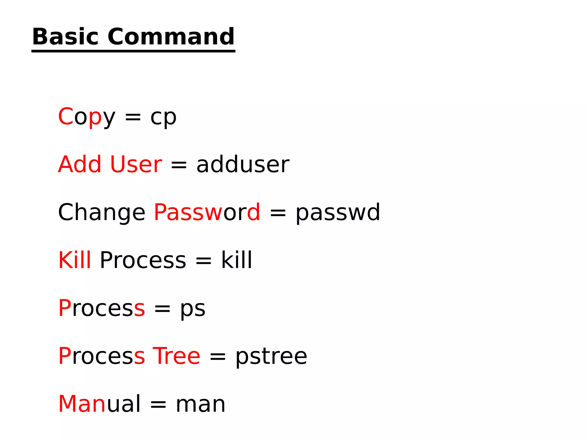 Basic Command | PDF | Operating Systems | Computer Software and ...