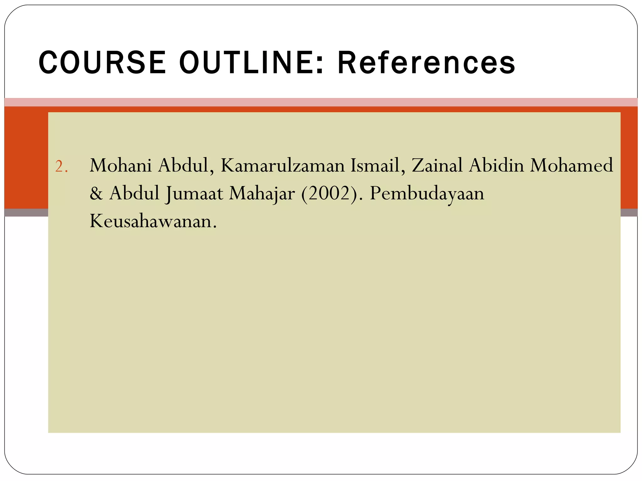 Basic Commerce Course Outline | PPT