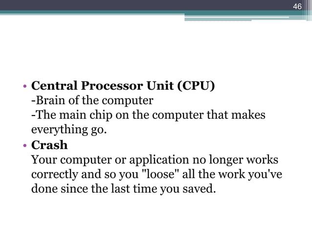BASIC-COMPUTER-FUNDAMENTALS-INFORMATION-COMMUNICATION-TECHNOLOGY | PPTX