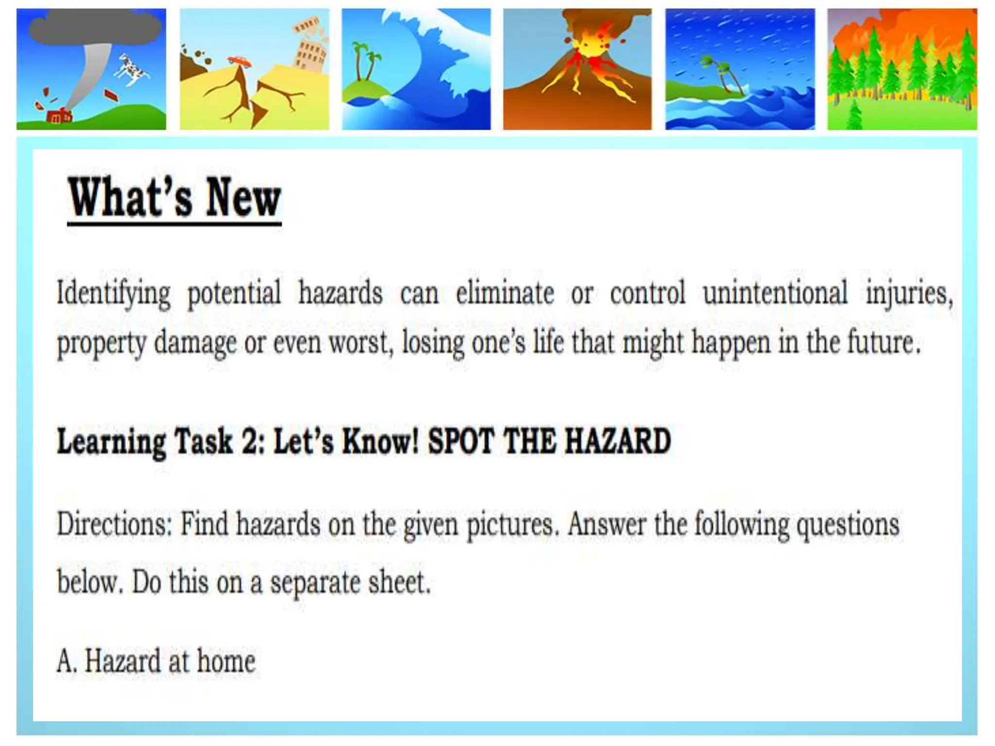 Basic-Concept-of-Hazard and its types in DRRR | PPTX