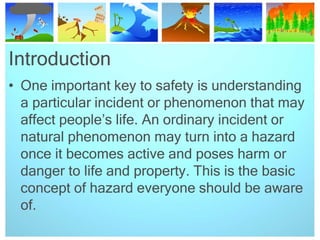 Basic-Concept-of-Hazard and its types in DRRR | PPTX