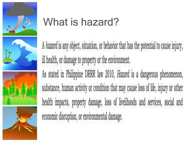 Basic-Concept-of-Hazard and its types in DRRR | PPTX