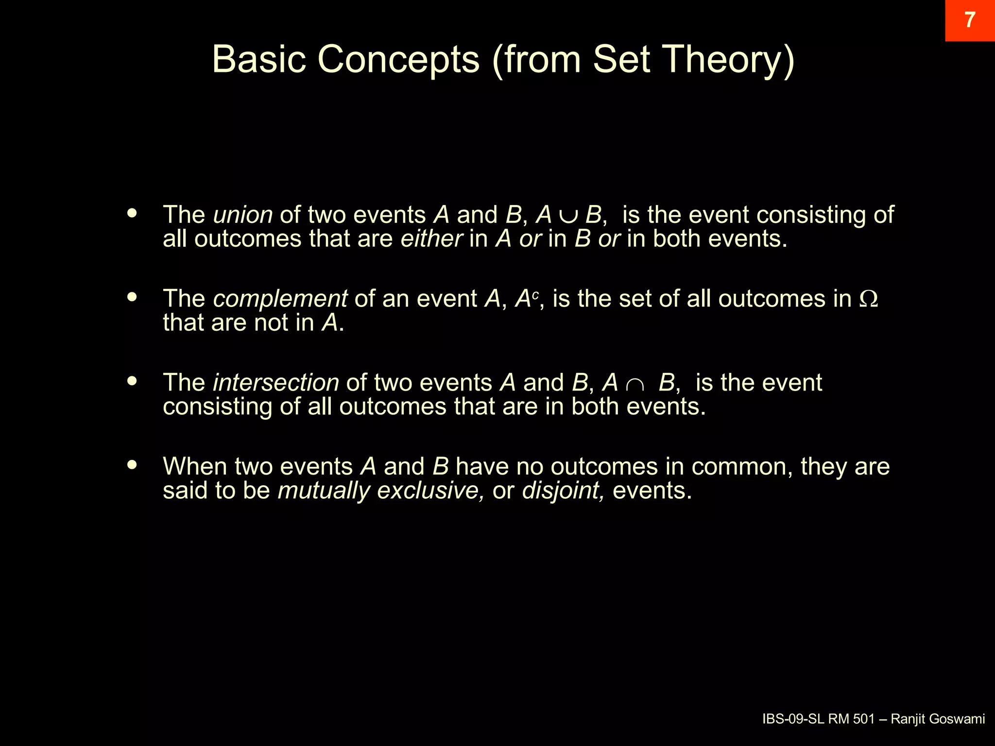 Basic Concept Of Probability | PPT