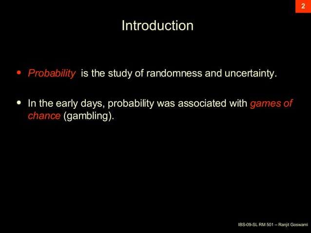 Basic Concept Of Probability | PPT | Physics | Science