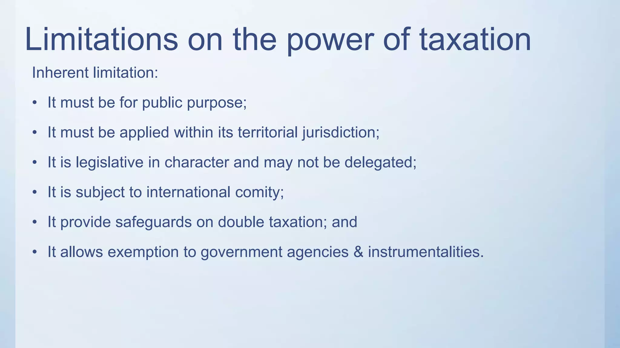 Basic concept-principle-of-taxation[1] | PPTX