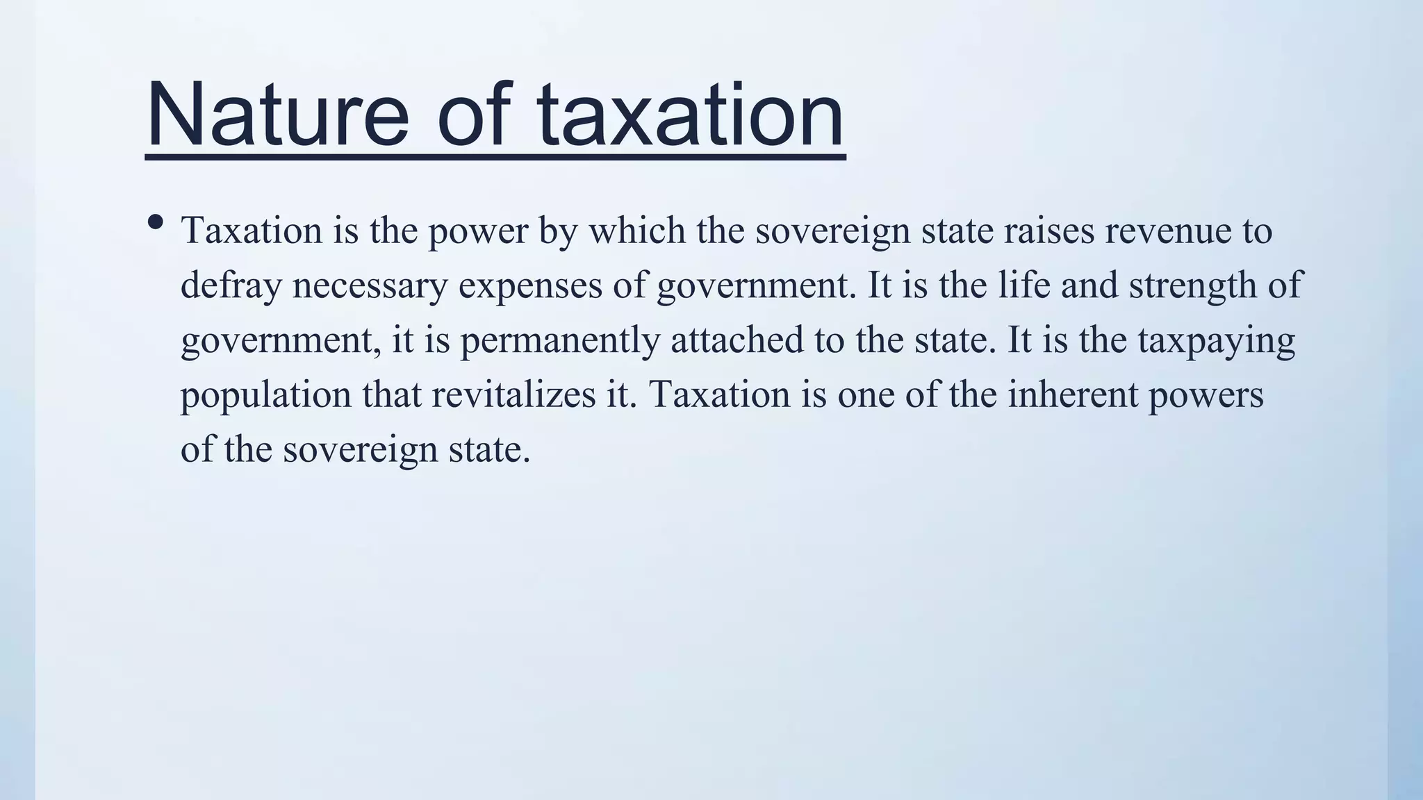 Basic concept-principle-of-taxation[1] | PPTX