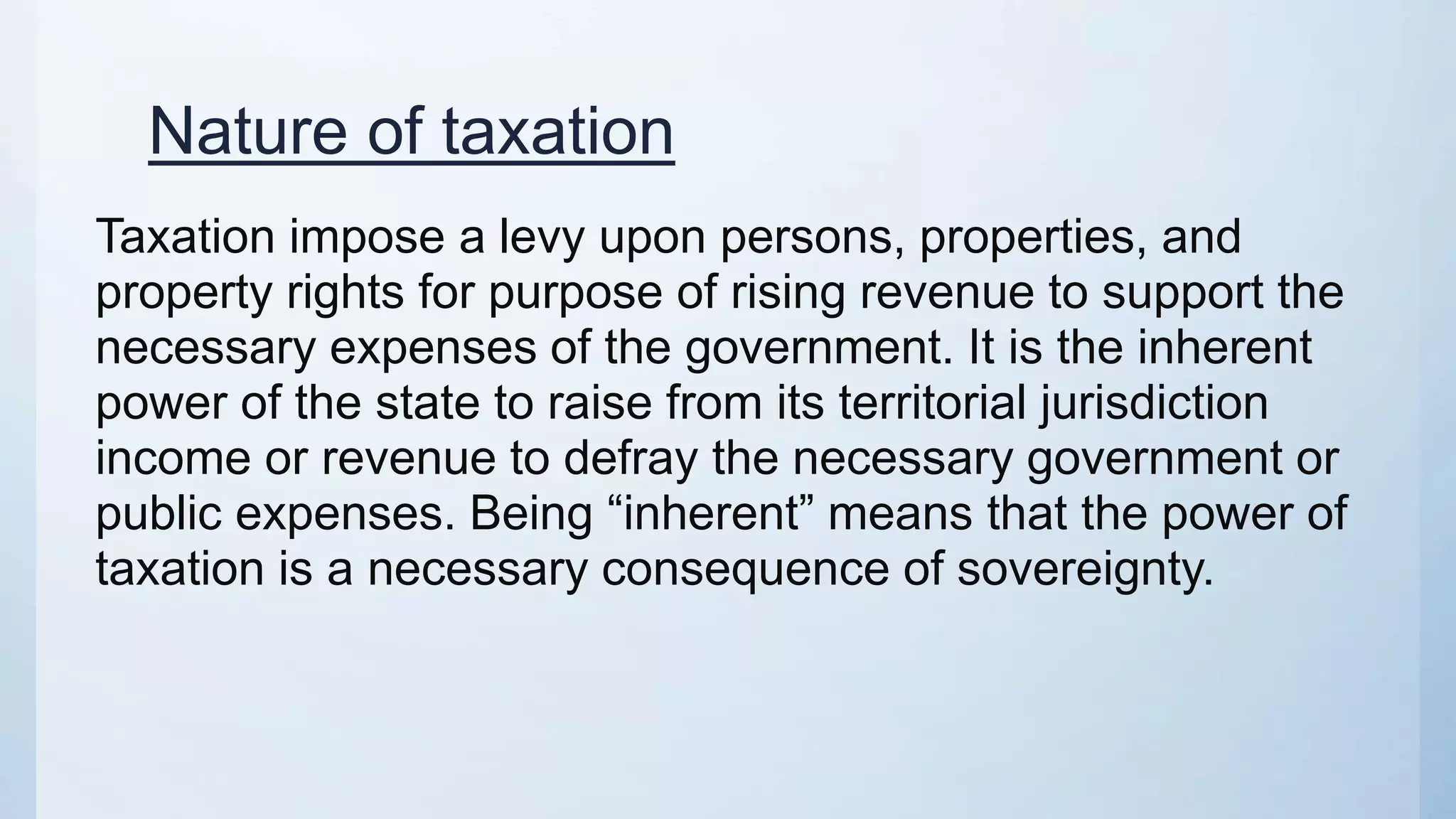 Basic concept-principle-of-taxation[1] | PPTX