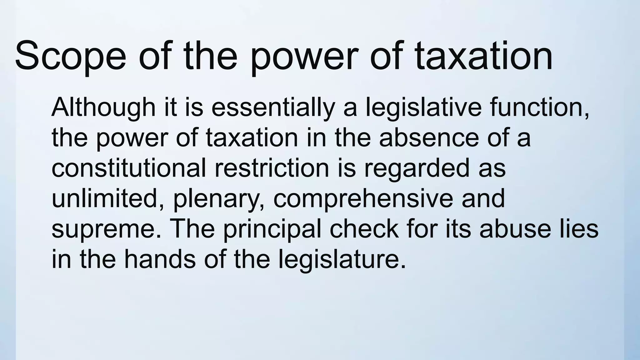 Basic concept-principle-of-taxation[1] | PPTX