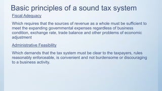Basic concept-principle-of-taxation[1] | PPTX | Personal Taxes ...
