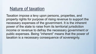 Basic concept-principle-of-taxation[1] | PPTX | Personal Taxes ...