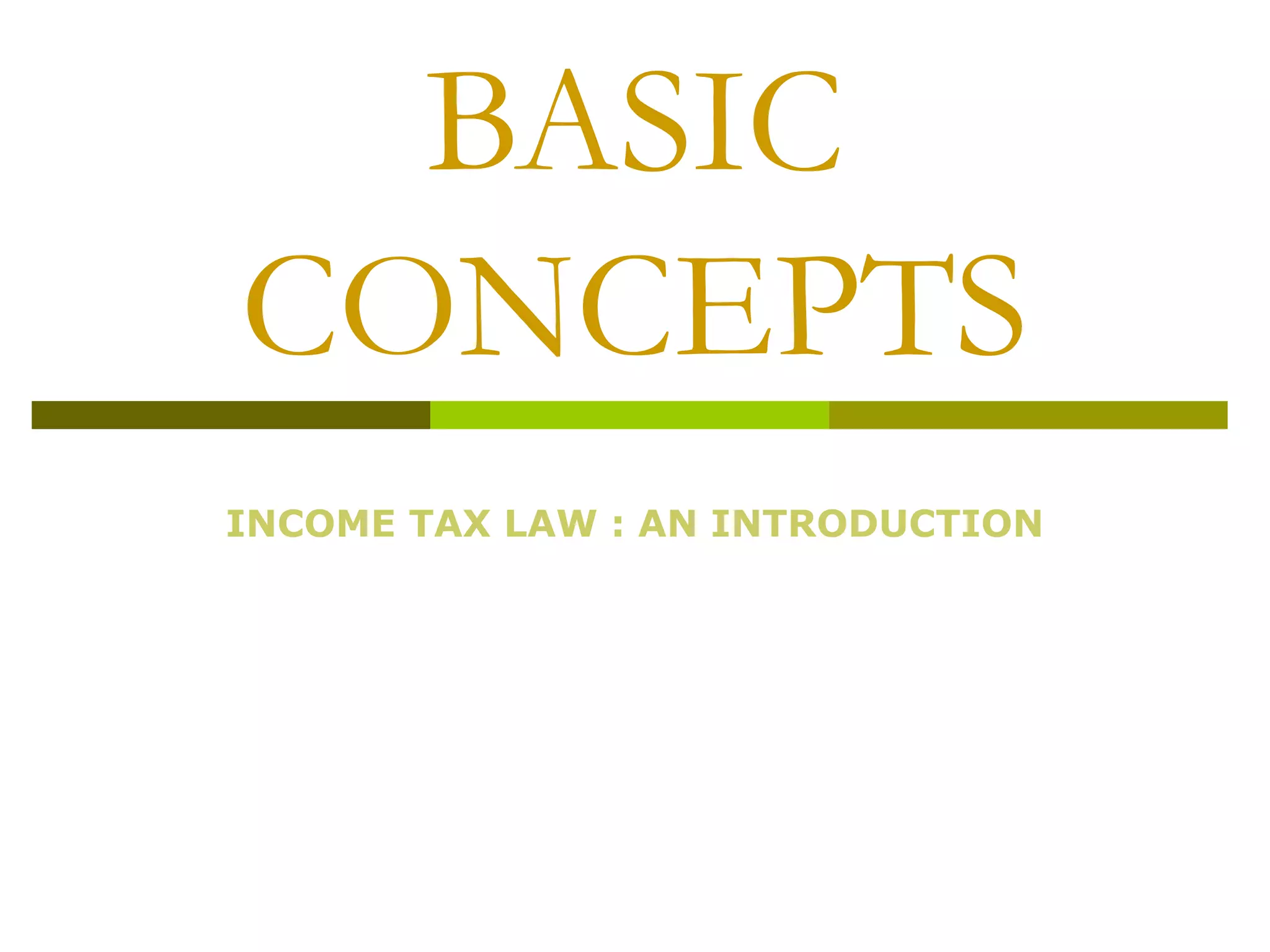 Basic concepts | PPT