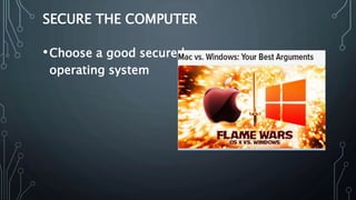 Basic concepts in computer security | PPTX