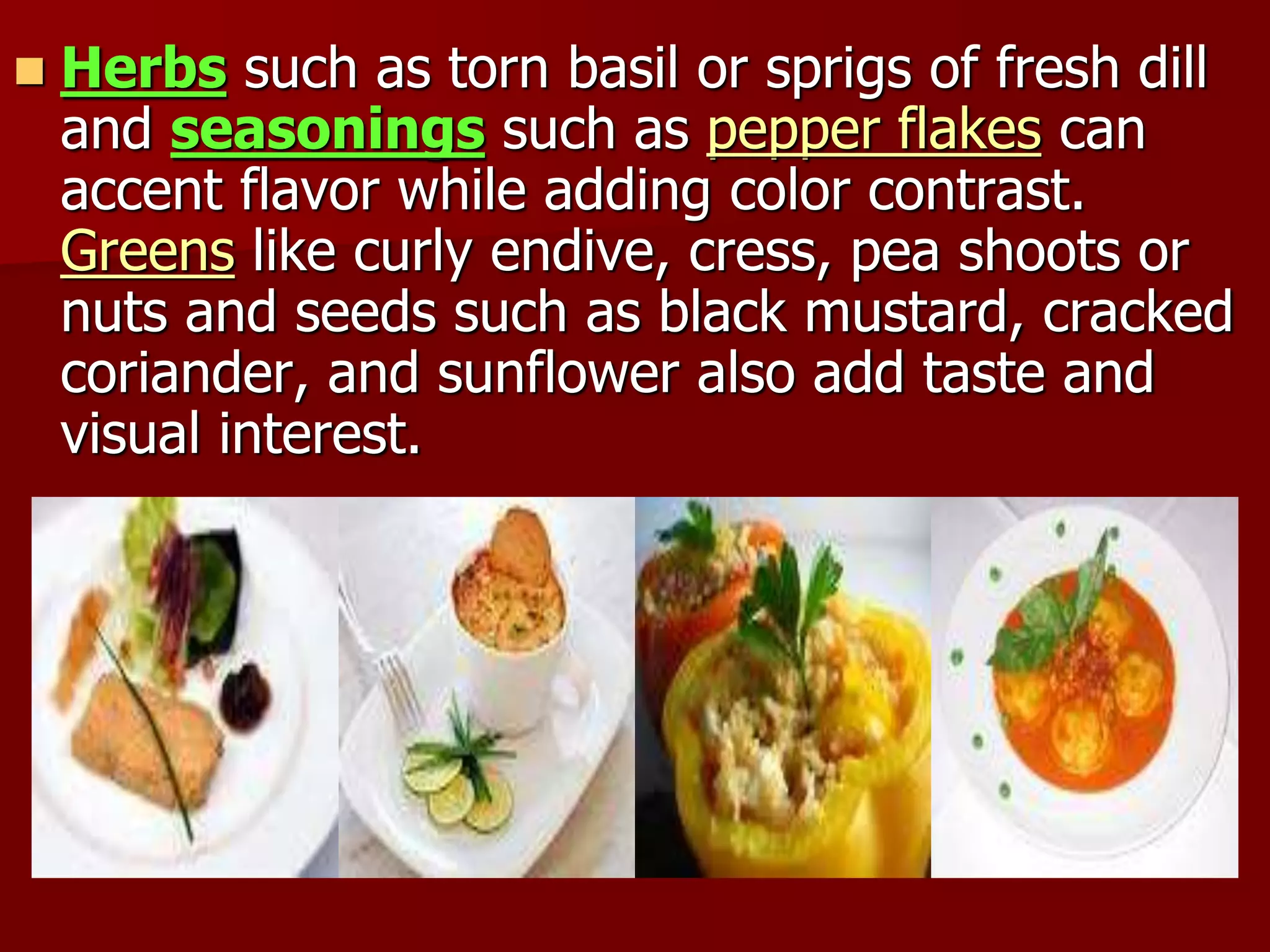 Basic-concepts-in-food-plating-hrm-102.ppt | Cooking | Food & Drink