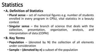 STAT 1 - Basic-Concepts-in-Statistics.pptx | Physics | Science