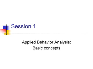 ABA BASIC CONCEPT | PDF