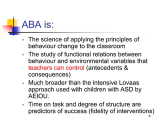ABA BASIC CONCEPT | PDF
